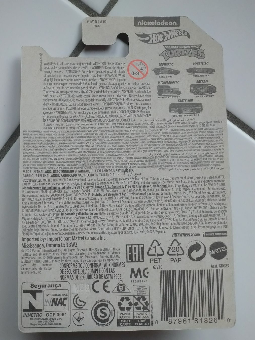 Hot Wheels Teenage Mutant Ninja Turtles Donatello NEUF! (Neu und ...
