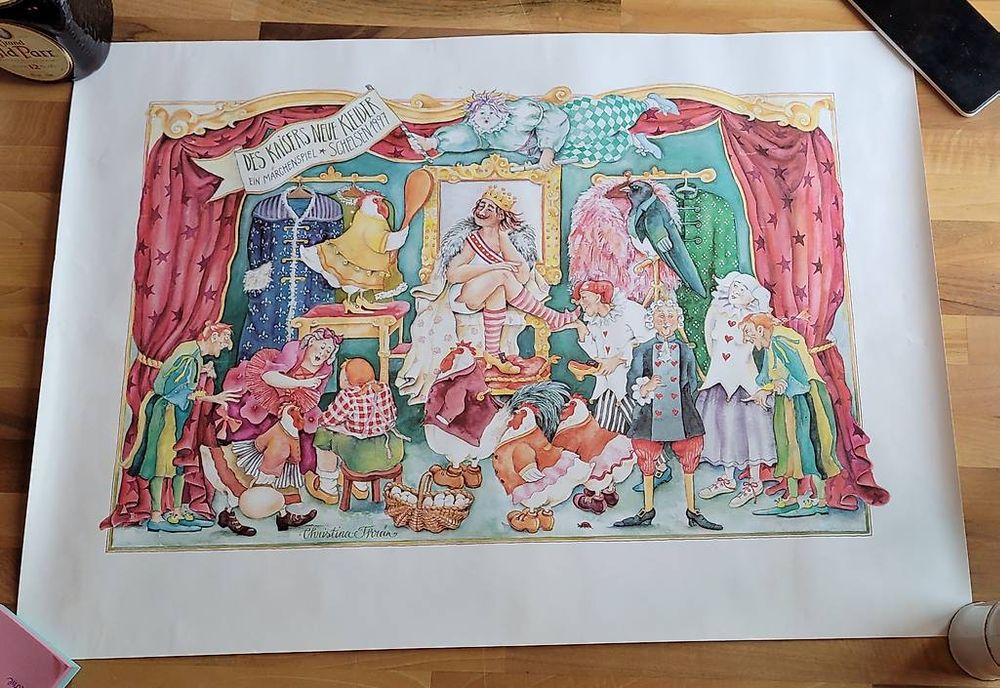 Poster Plakat 50*70cm Des Kaisers neue Kleider Märchen VB | Kaufen auf ...