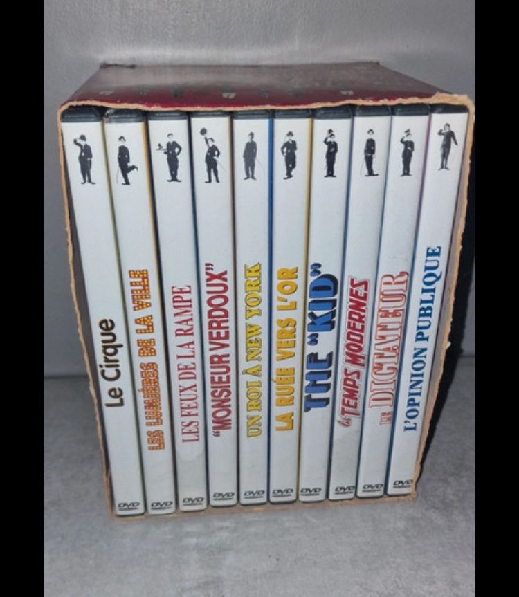 Coffret DVD Charlie Chaplin - 10 Chefs-d'œuvre (D'occasion) à ...