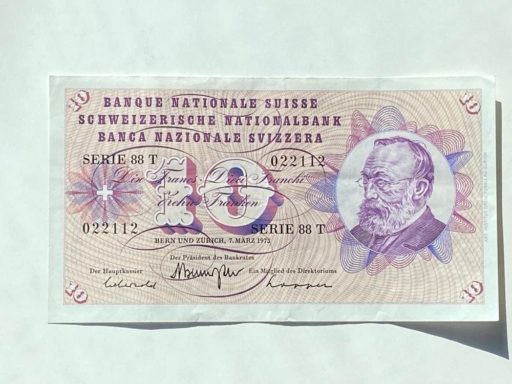 SCHWEIZERISCHE 10 FRANKEN | Kaufen auf Ricardo