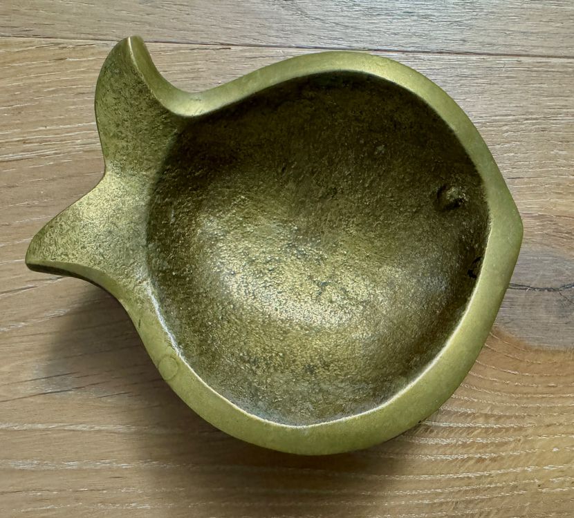Massiver Bronze Aschenbecher Willy Steinlin Fisch | Kaufen auf Ricardo
