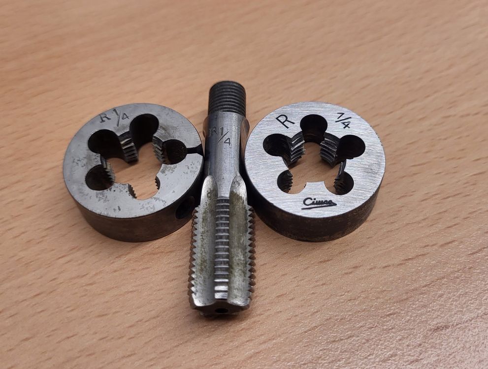 Gewindebohrer Gewindeschneider Schneideisen R 1/4 (Gebraucht) in Davos Dorf für CHF 15 – mit ...