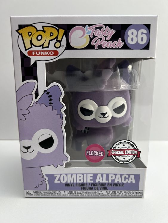 Funko POP! Tasty Peach Zombie Alpaca Edition Limitée Floquée (Neu und ...