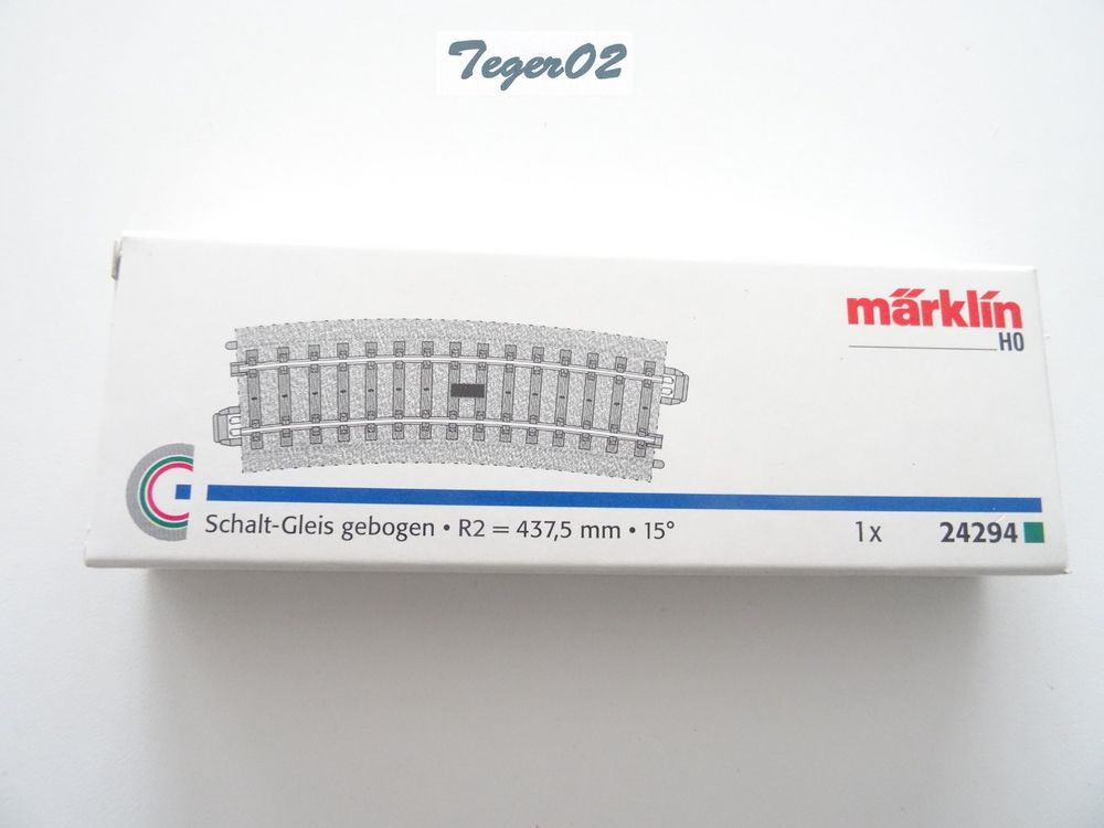 Märklin H0 24294 Schalt-Gleis (Neu und originalverpackt) in Hochdorf ...
