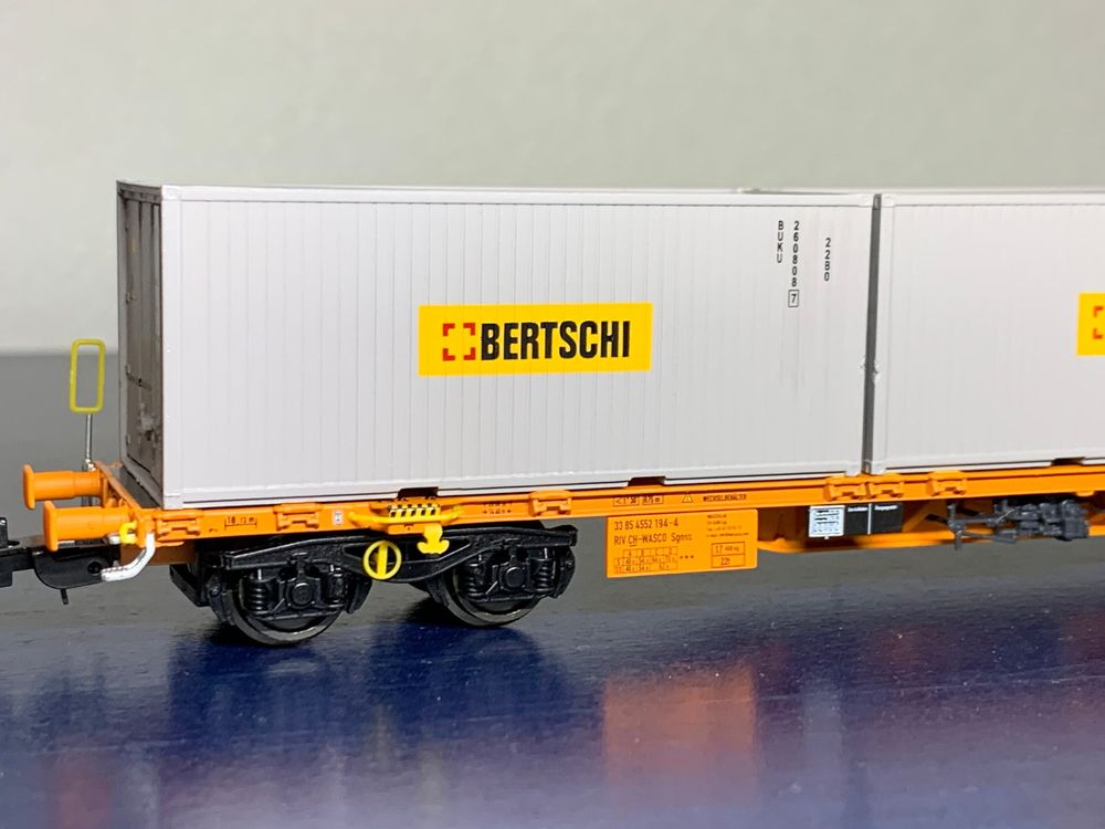 CFF SBB WASCOSA Sgnss Containers BERTSCHI - HANGARTNER (Neu (gemäss ...