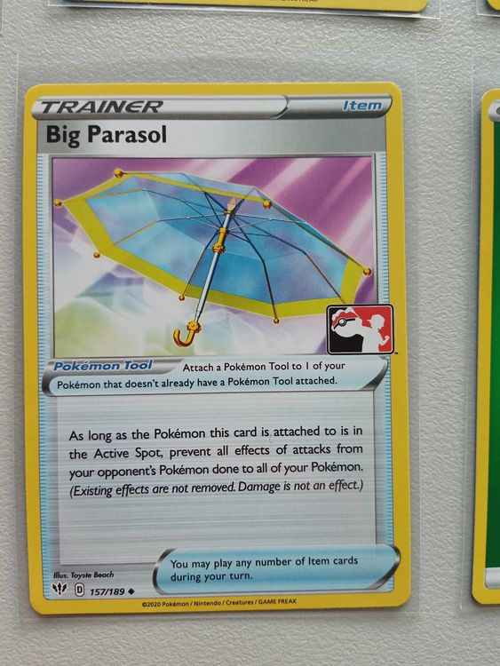 Big Parasol - Pokemon TCG Prize Pack Stamp Stempel | Kaufen auf Ricardo