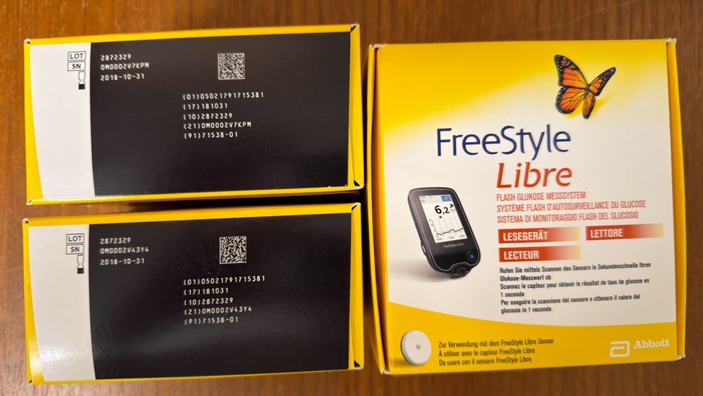Freestyle Libre Flash Glucose Monitoring System + 2 Sensors (Neu und ...