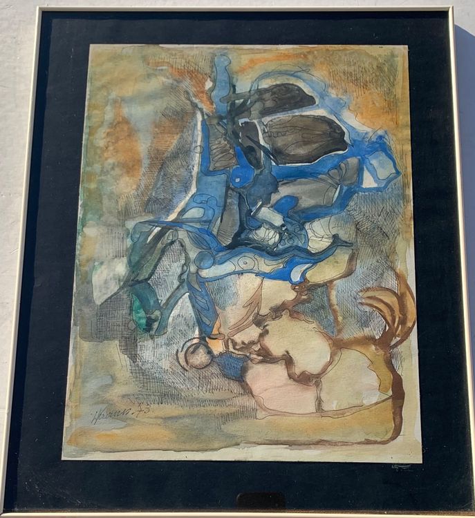 Abstrakte Mischtechnik unleserlich Sign (Gebraucht) in Root für CHF 15 – mit Lieferung auf ...