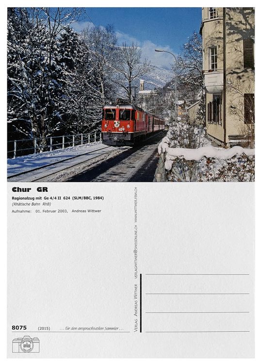 Chur Stadt Sand Sandstrasse RhB Arosa Bahn Ge 4/4 II 624 (Neu (gemäss Beschreibung)) in Bern für ...
