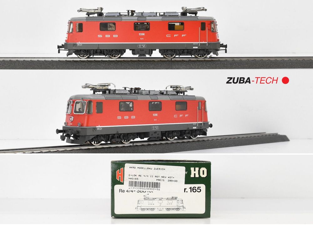 HAG 165 E-Lok Re 4/4 II SBB H0 WS Analog mit OVP (Gebraucht) in St. Gallen für CHF 101 – mit ...
