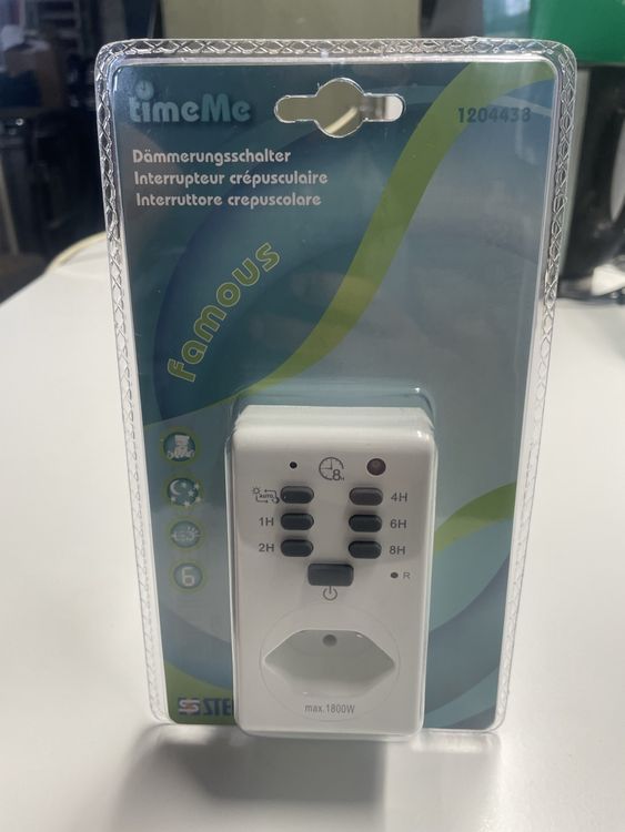 Interrupteur crépusculaire timeMe Famous, neuf et pratique! (Neu und originalverpackt) in Denges ...
