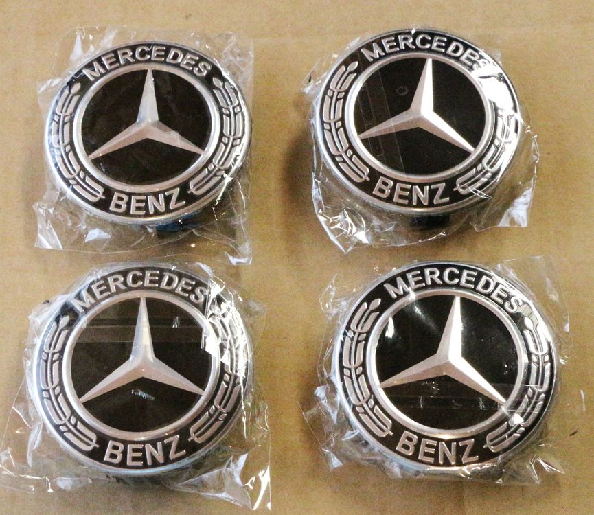 4x Mercedes Benz Nabendeckel Felgendeckel Radkappen 75mm (Neu und ...