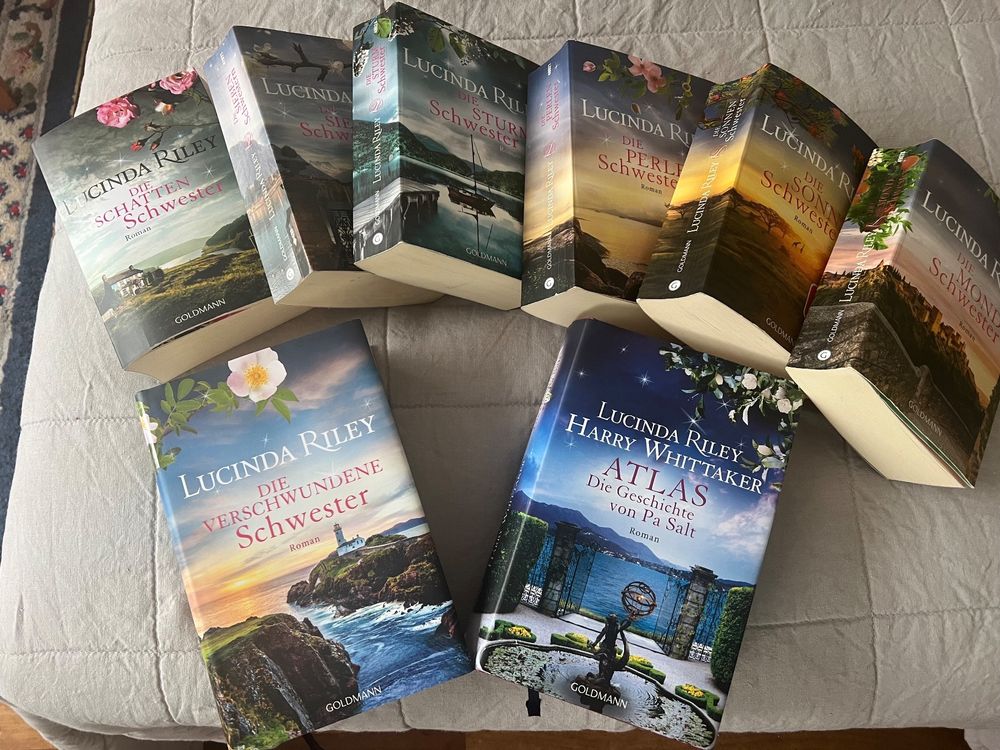 8 Bücher die 7 Schwestern von Lucina Riley / Harry Whittaker | Kaufen ...