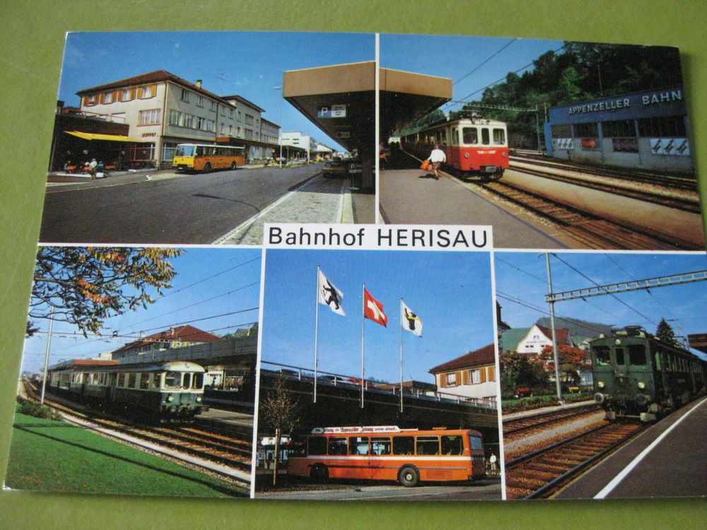 AK Bahnhof Herisau (Neu (gemäss Beschreibung)) in Malters für CHF 7 – mit Lieferung auf Ricardo ...