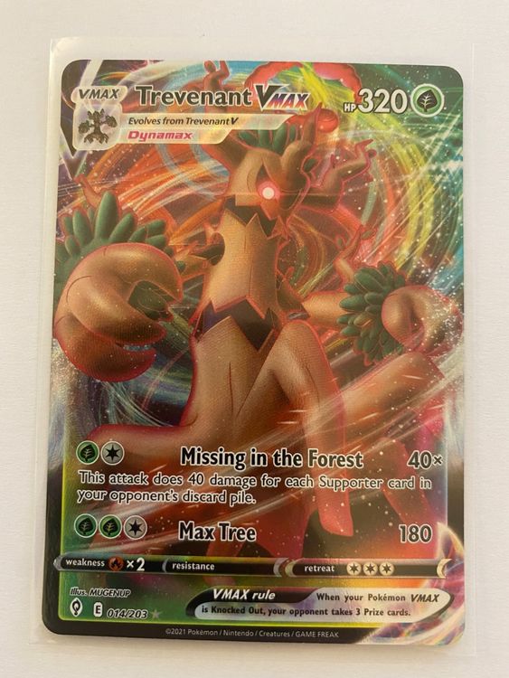 Pokemon Trevenant VMax 014/203 Evolving Skies EN (Neu (gemäss ...