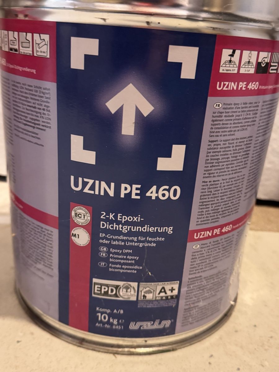 Uzin PE 460 2-K Epoxi-Dichtgrundierung, 10kg, Neu! (Neu und ...