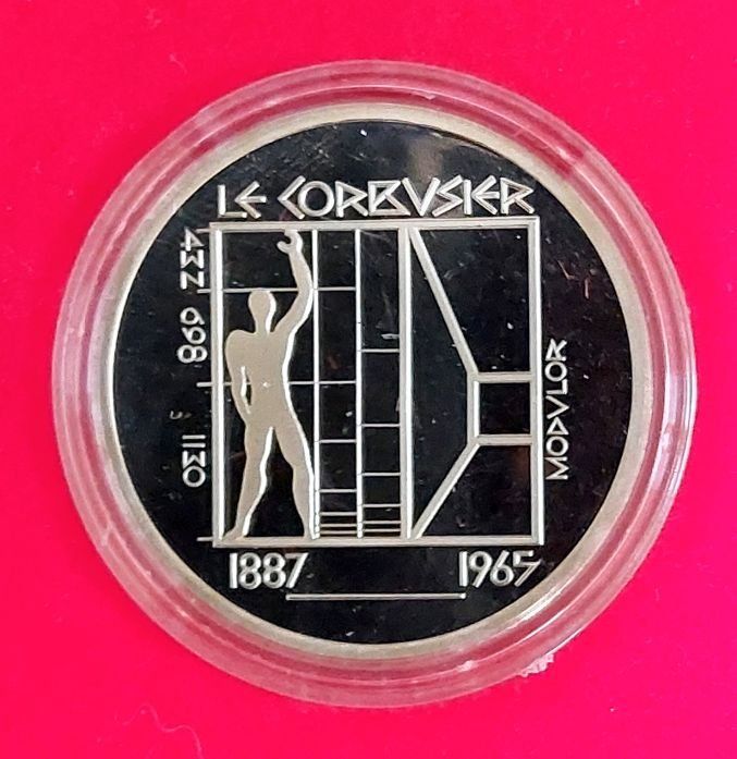 5 Franken 1987 pp Le Corbusier Box (Neu (gemäss Beschreibung)) in Arch ...