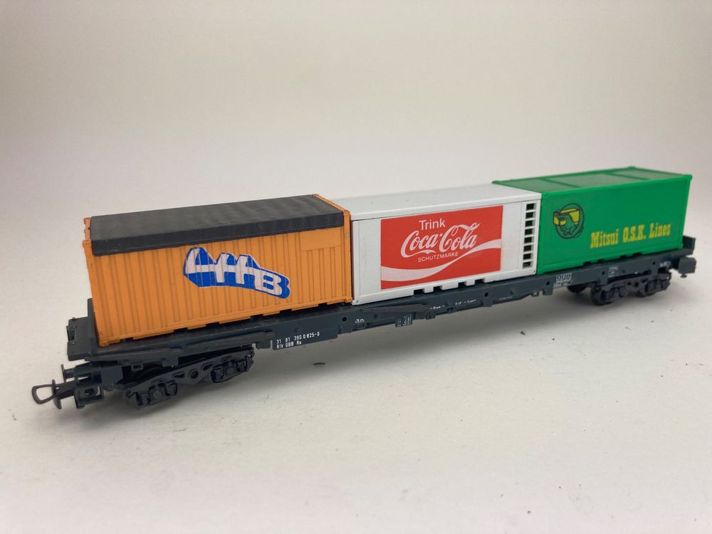 Liliput Container Tragwaggon Coca Cola, LHB, Mitsui O.S.K. | Kaufen auf ...