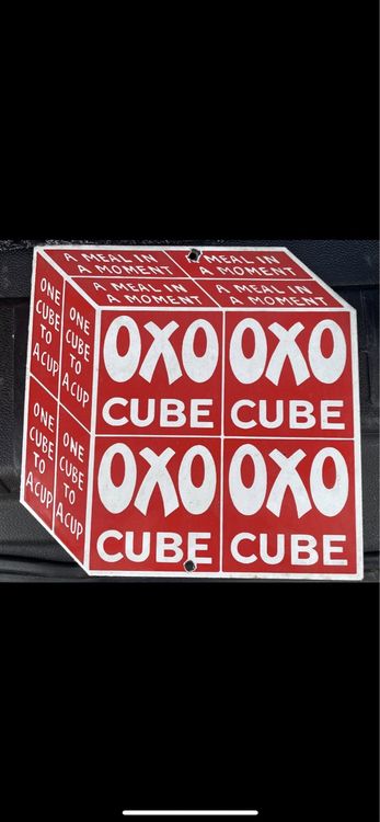Plaque émaillée oxo cube (D'occasion) à Payerne pour CHF 53 – avec ...