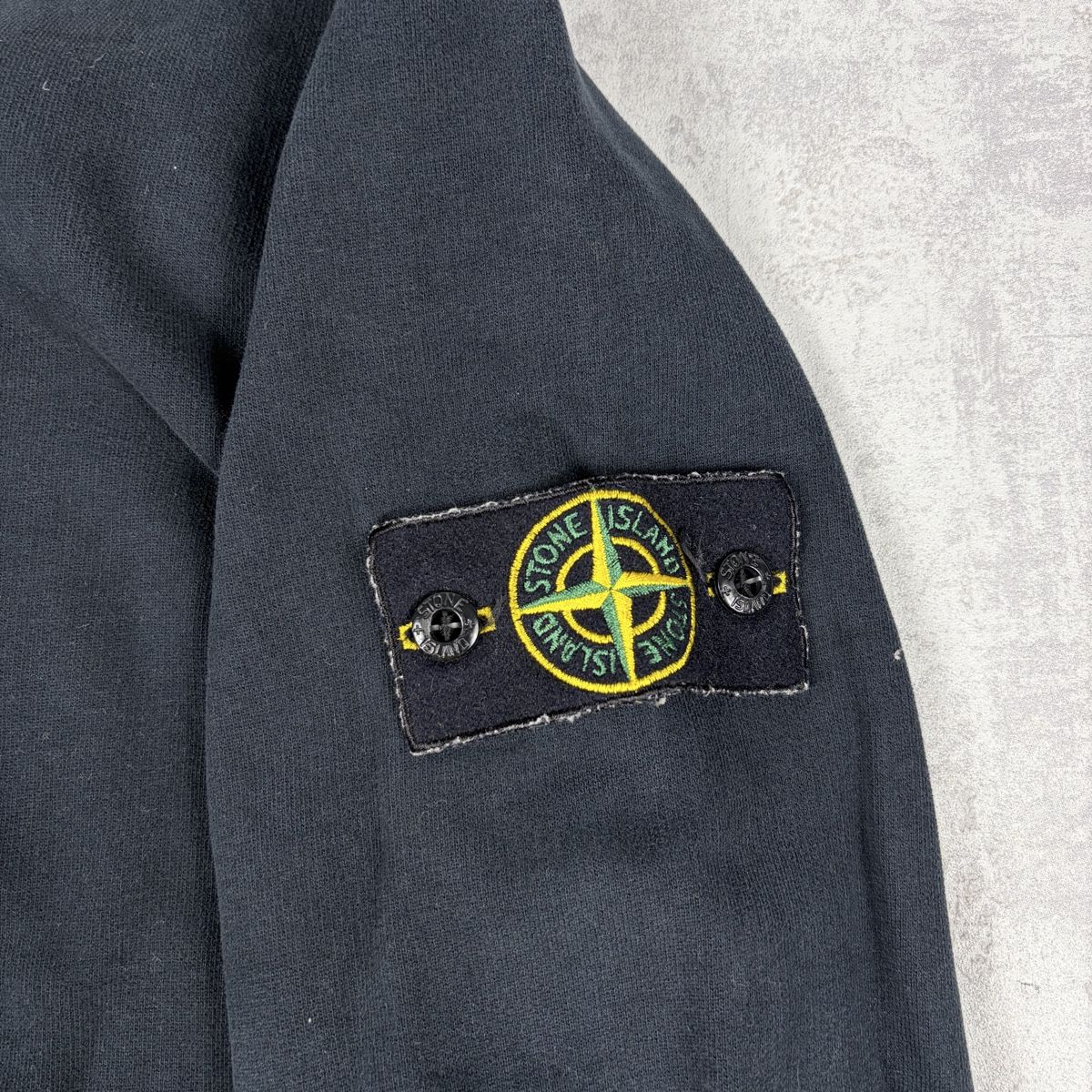 Sweat Stone Island Crewneck Bleu marine Effet "OLD" - M (Neuf (Voir ...