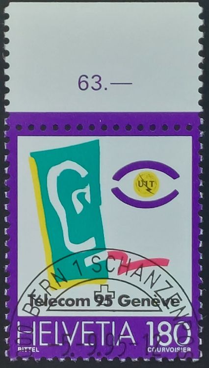 1995 Weltausstellung Telecom 95 GE 885 ʘ ET Stempel gummiert | Kaufen ...