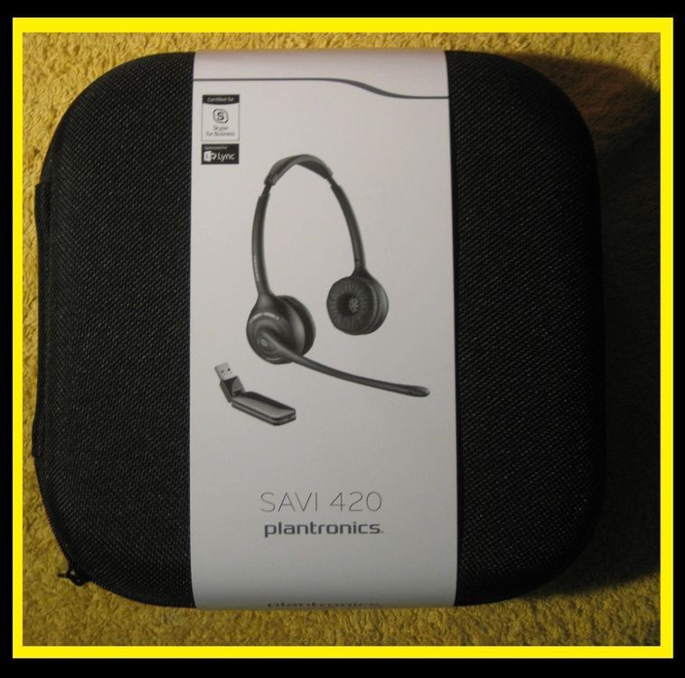 Plantronics Headset Savi W420 Duo (OVP) (Neu und originalverpackt) in ...