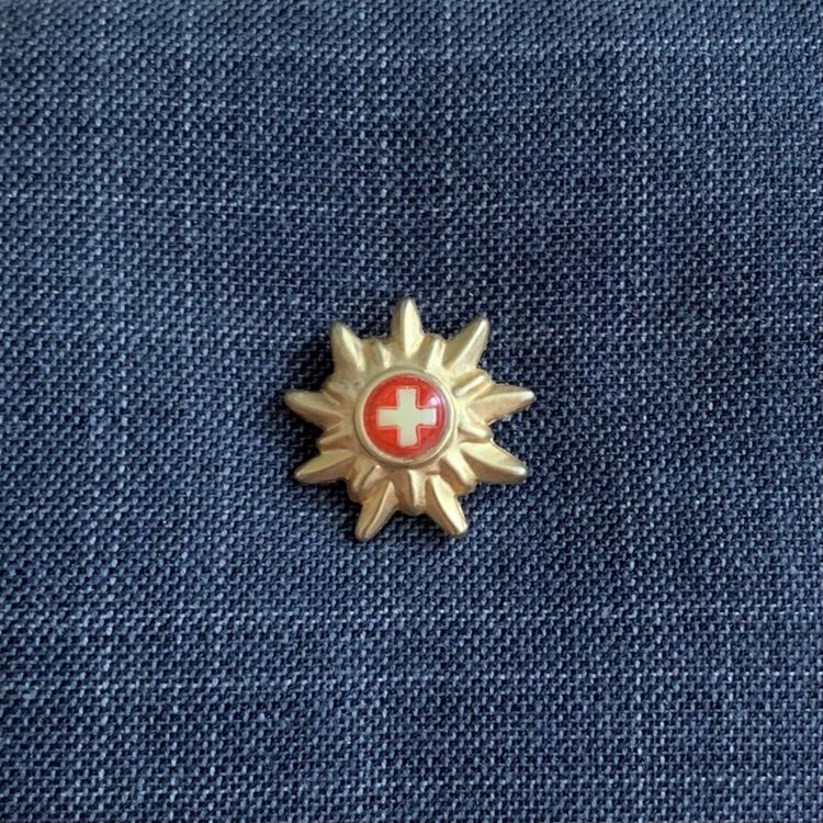 Schweizer Edelweiss Pin – Poly Pins – mit Kreuz (Gebraucht) in Andwil ...