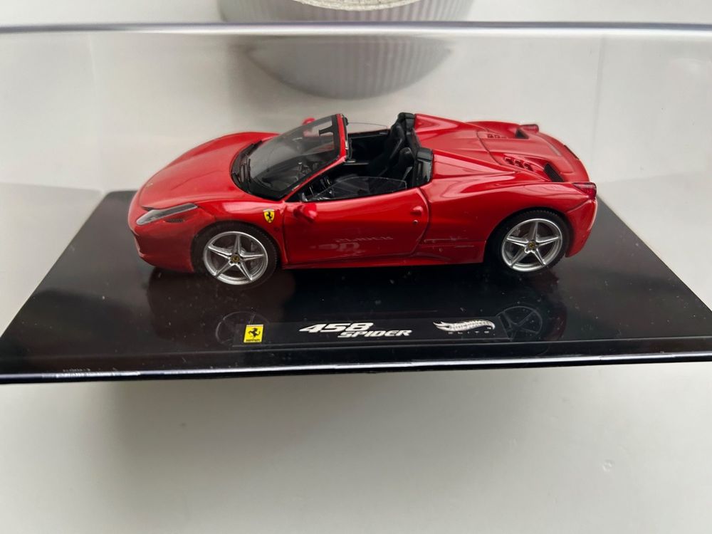 Hot Wheels Elite Ferrari 458 Spider Car M 1:43 | Kaufen auf Ricardo Hot Wheels Elite Ferrari 458 Spider Car M 1:43 | Kaufen auf Ricardo