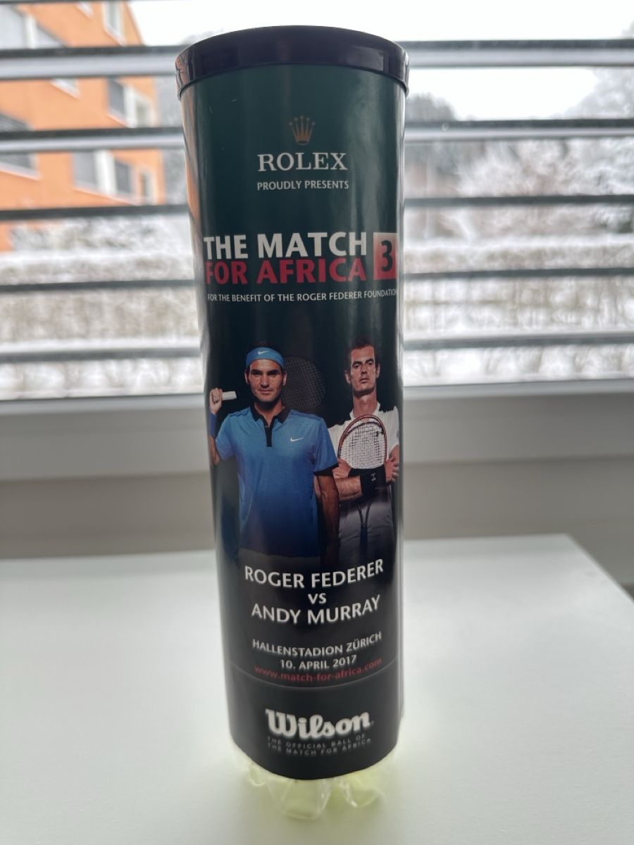 Federer vs. Murray - Match for Africa 3 2017 - Tennisbälle (Neu und ...