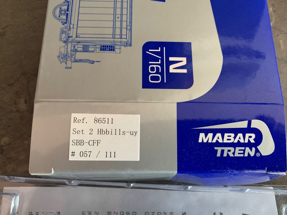 Mabar 86511 Set Kühlwagen wagon frigo Cargo SBB CFF | Kaufen auf Ricardo