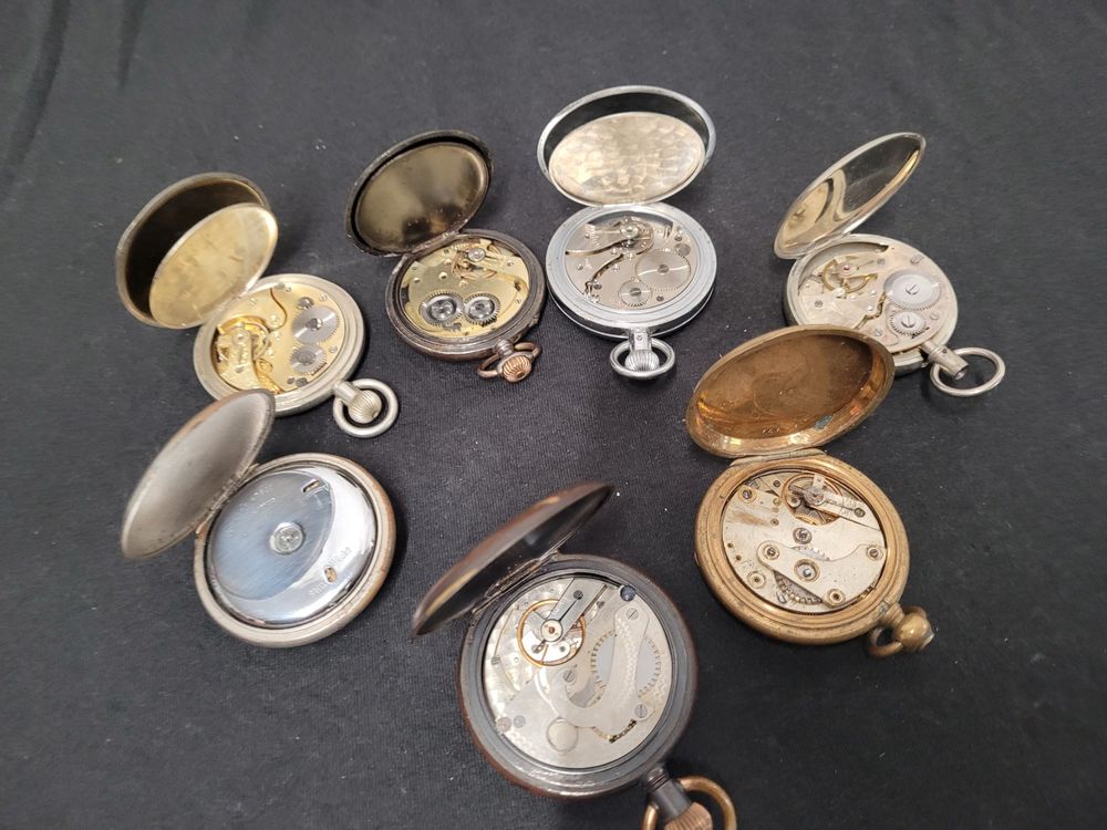 7 antike Taschenuhren (Gebraucht) in Wolfertswil für CHF 79 – mit Lieferung auf Ricardo kaufen