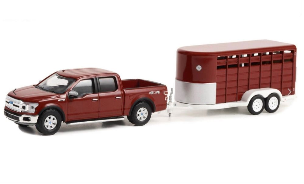 19‘ Ford F-150 XLT mit Anhänger Tiertransport 1/64 | Kaufen auf Ricardo