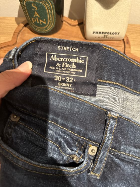 Men’s Abercrombie & Fitch stretch skinny jeans 30w 32l (Neu (gemäss ...