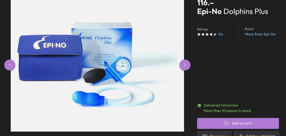 Epi-No Dolphins Plus (D'occasion) à Zürich pour CHF 40 – avec livraison ...