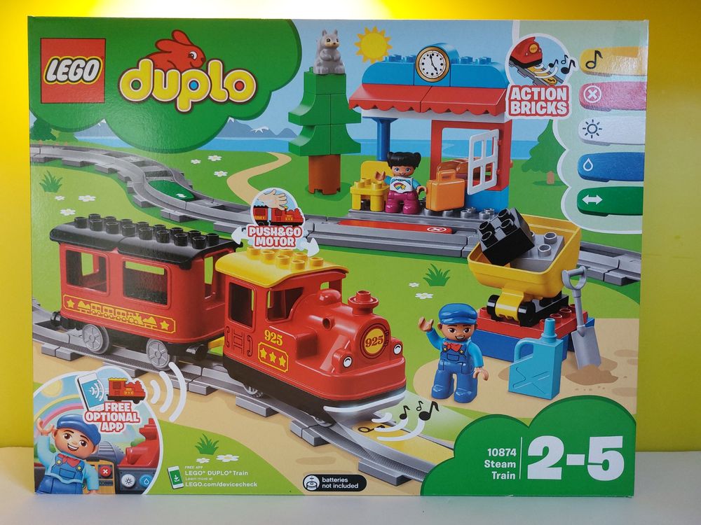 LEGO Duplo 10874 Dampfeisenbahn - Eisenbahn / Zug NEU (Neu und ...