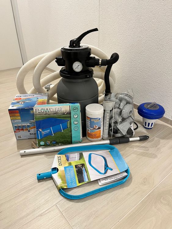 Pool Filter Set Best Clean Pro, Sandfilter mit Poolzubehör | Kaufen auf ...