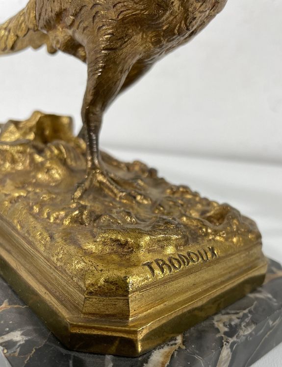 Henri Emile Adrien Trodoux (XIX) Bronze Skulptur (Gebraucht) in Root ...