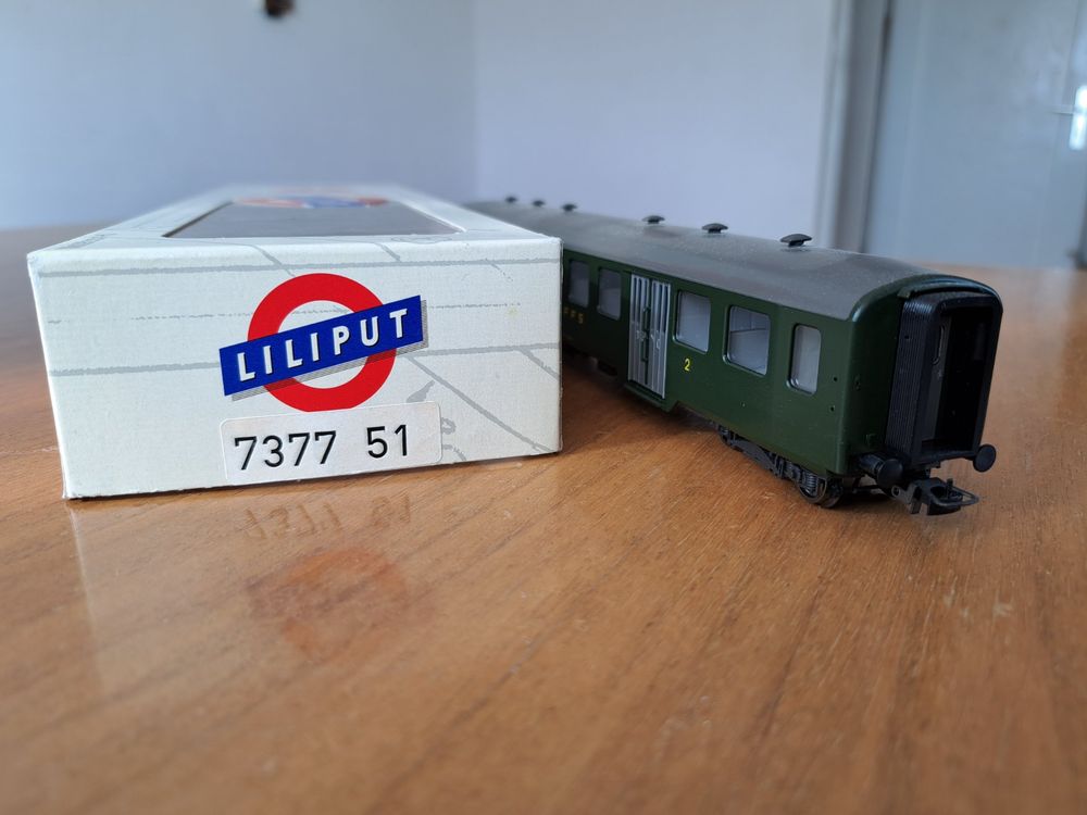 Liliput 7377 51 Leichtstahlwagen 2. KL. SBB (Neu (gemäss Beschreibung ...