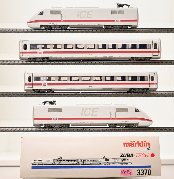 Märklin 3370 E-Triebzug ICE 1 DB H0 WS Digital mit OVP (Gebraucht) in ...