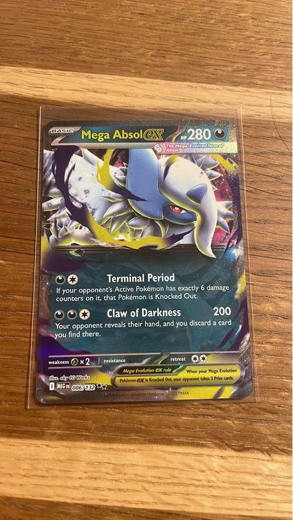 Mega Absol EX - Rare Pokemon Card - Nr. 086/132 - MINT! (Neu (gemäss ...