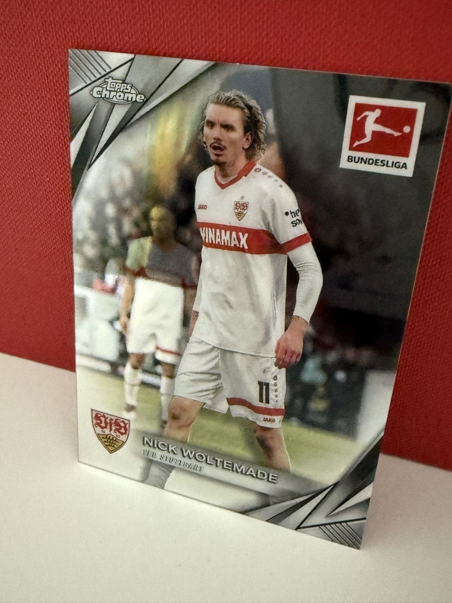 Topps Chrome Bundesliga Nick Woltemade VFB Stuttgart (Gebraucht) in ...