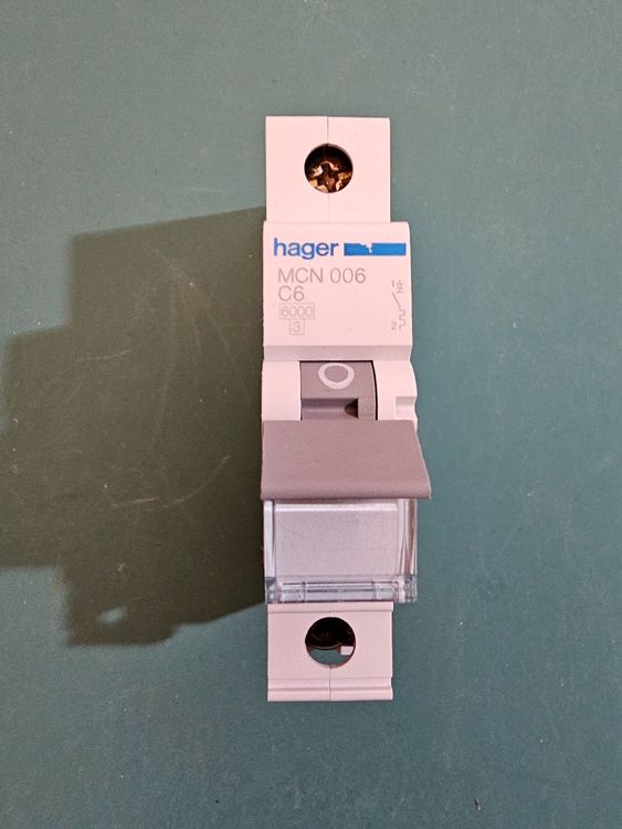 Hager Leitungsschutzschalter MCN 006 C-6A (Gebraucht) in Zürich für CHF 2 – mit Lieferung auf ...