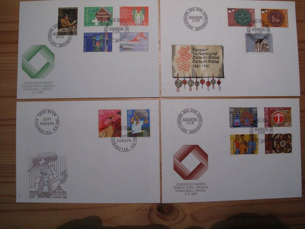 Schweiz FDC 1981 (Gebraucht) in Wil SG für CHF 1 – mit Lieferung auf Ricardo kaufen