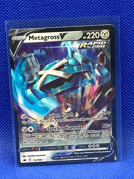 Pokemon Chilling Reign / Metagross V 112 / 198 EN | Kaufen auf Ricardo