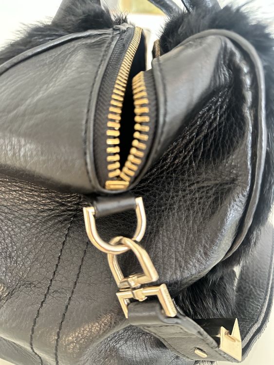 Givenchy-Tasche (Hand- & Umhängetasche) schwarz mit Fell (Gebraucht) in ...
