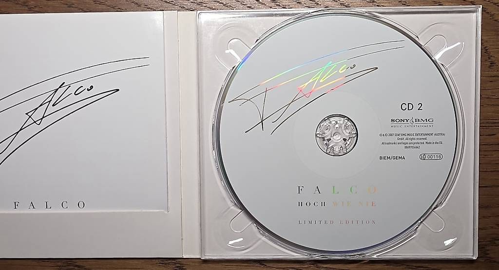 FALCO double CD, Hoch wie nie, Édition spéciale limitée (D'occasion) à ...