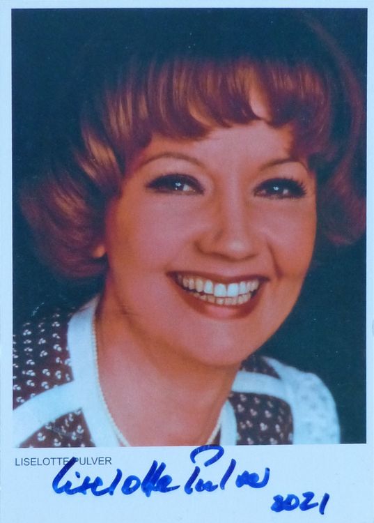 Liselotte Pulver (1929) Schauspielerin - sign. Foto | Kaufen auf Ricardo