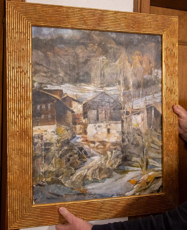 Tableau Dominique Lugon, 55 x 70 cm cadre compris. (Gebraucht) in ...