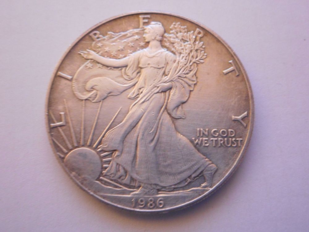 1 Oz. silber 1986 American Eagle (Gebraucht) in Kriegstetten für CHF 40 – mit Lieferung auf ...