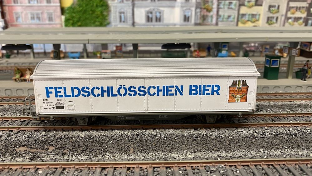 Roco 4340C Feldschlösschen Bier Güterwagen H0 (Gebraucht) in Glattpark ...